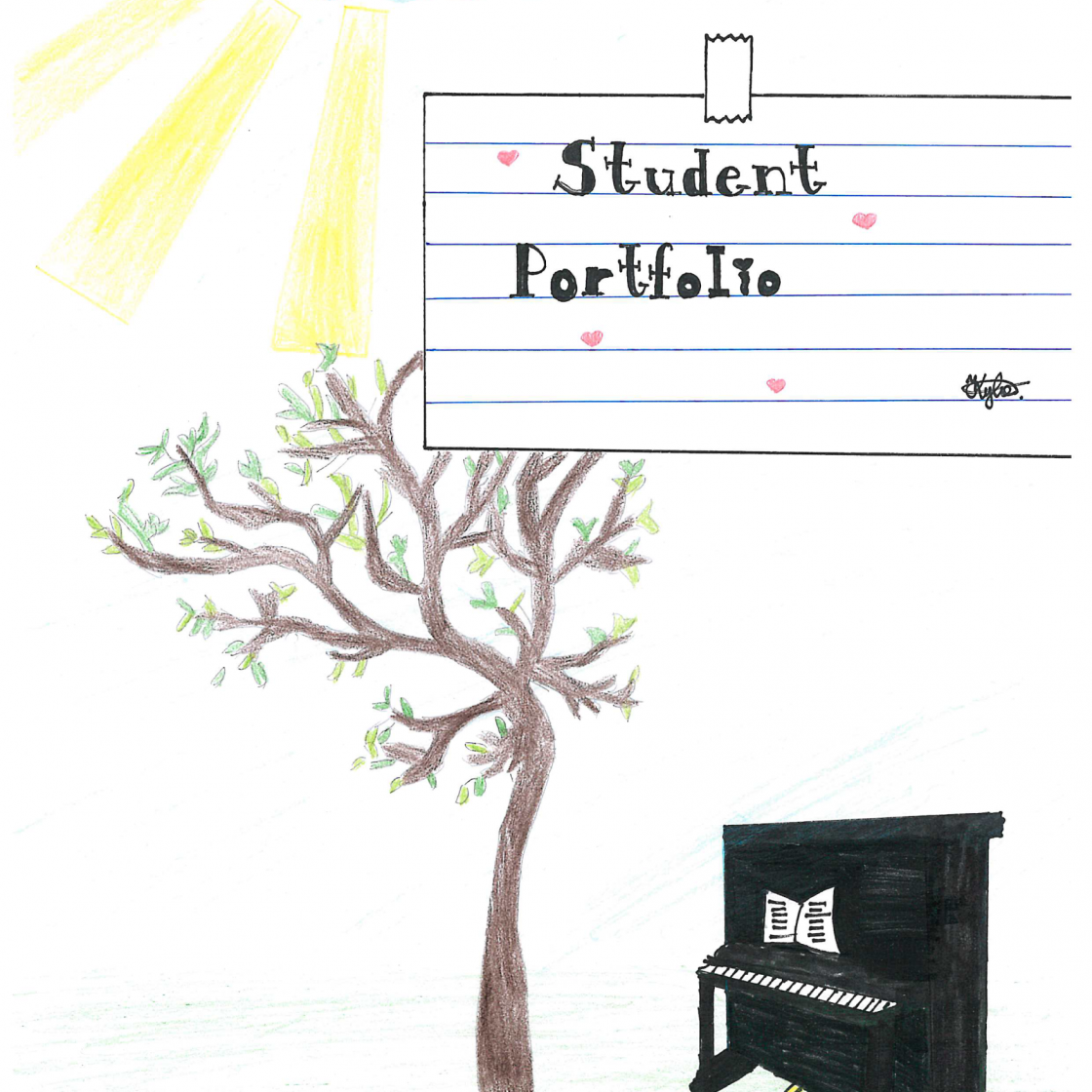 Student Portfolio Cover Design-1A – STGSS