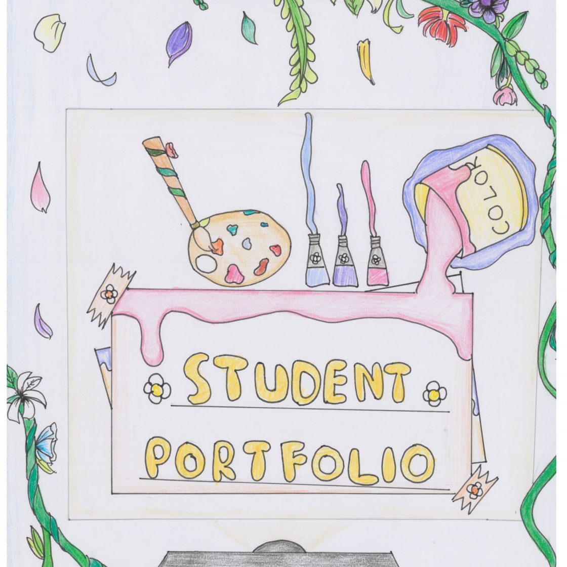 Student portfolio cover design 2022 – STGSS